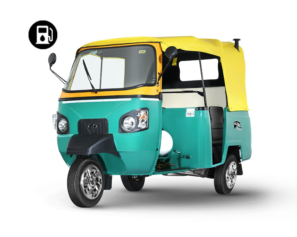 Mahindra Alfa DX Duo - Reliable CNG Auto Rickshaw with Great Mileage