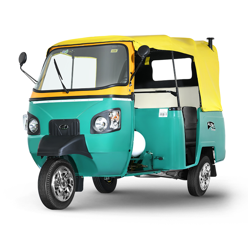 Mahindra Alfa DX Duo - Reliable CNG Auto Rickshaw with Great Mileage