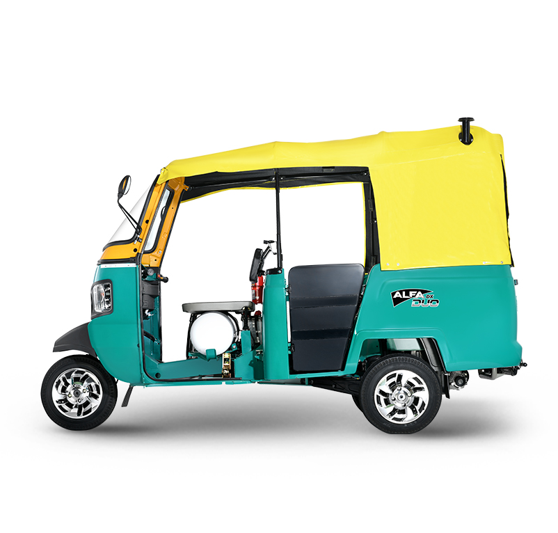 Mahindra Alfa DX Duo - Reliable CNG Auto Rickshaw with Great Mileage