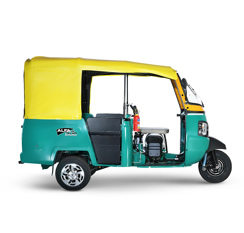 Mahindra Alfa DX Duo - Reliable CNG Auto Rickshaw with Great Mileage
