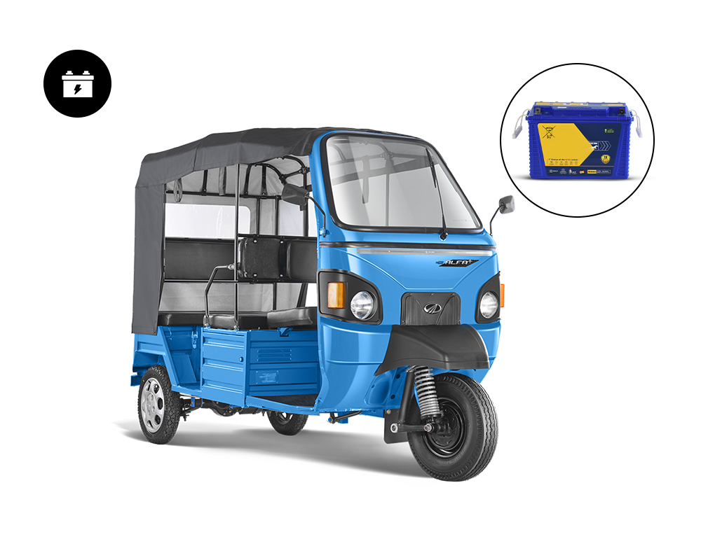 Mahindra E Alfa Plus - Efficient and Reliable E-Rickshaw