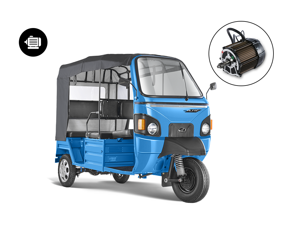 Mahindra E Alfa Plus - Efficient and Reliable E-Rickshaw